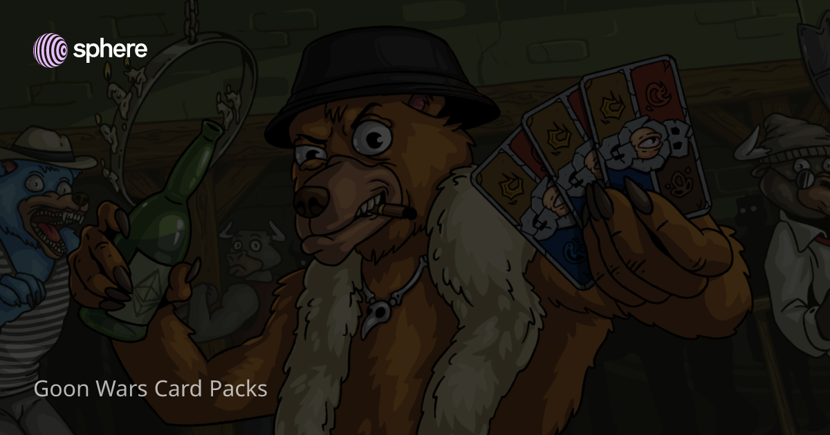 #61154 - Goon Wars Card Packs - Sphere
